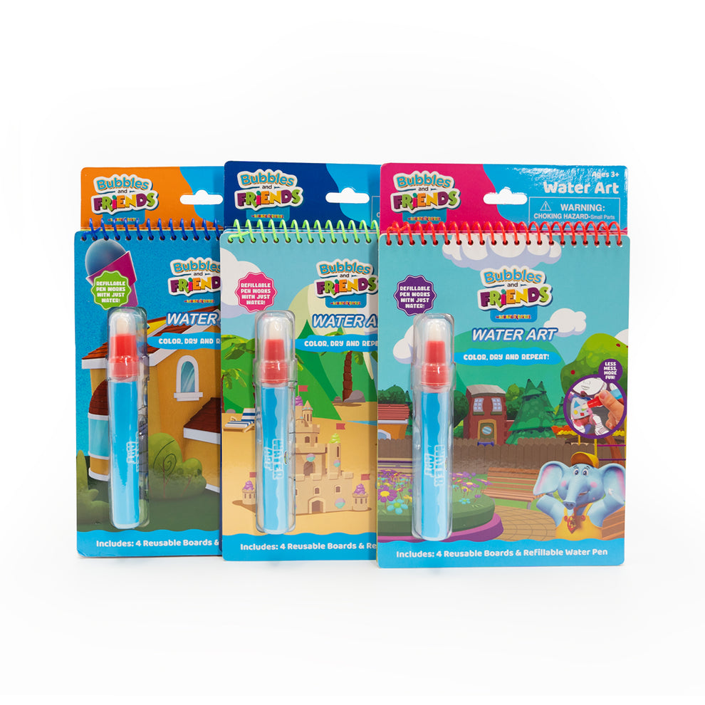 Bubbles & Friends Water Art Activity Book – Bubbles and Friends